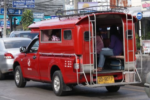 Grab a Songthaew in Thailand